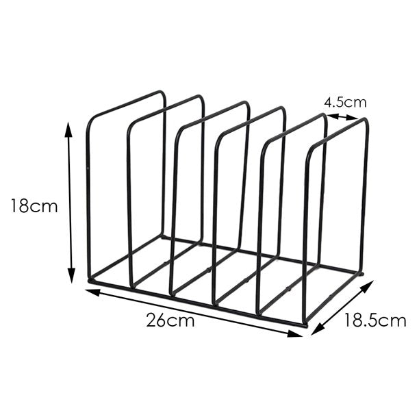 Metal Black File Desk Organizer – Eitheo