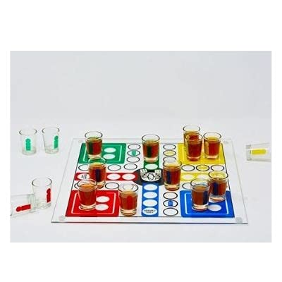 Drinking Ludo Game with Shot Glass- Party Game – Eitheo